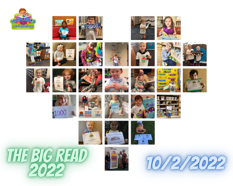 The Big Read 2022® – 1000 Books Before Kindergarten