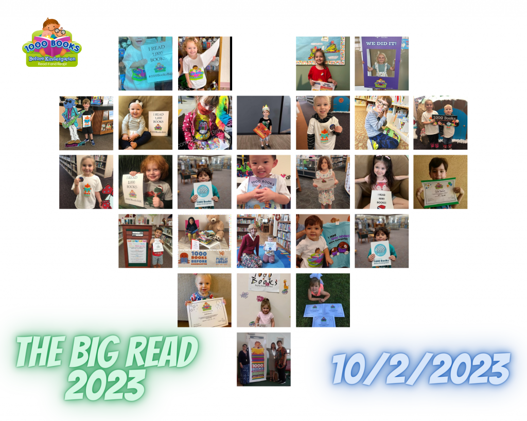 The Big Read® 2023 – 1000 Books Before Kindergarten