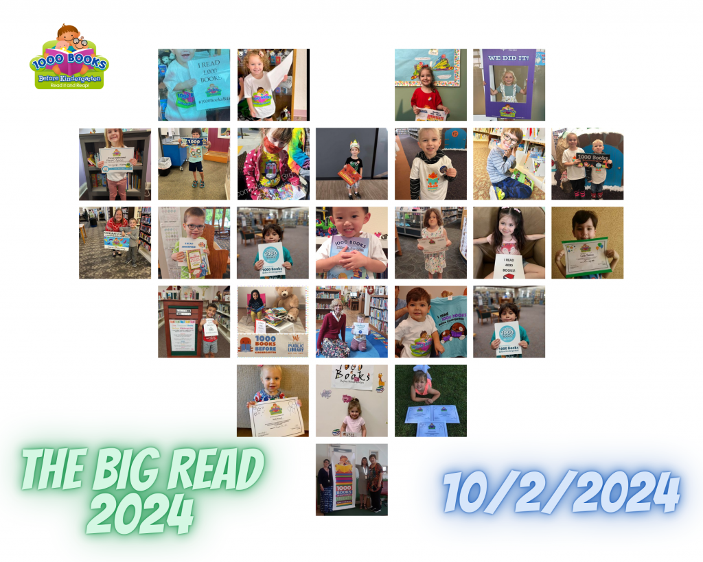 The Big Read® 2024 – 1000 Books Before Kindergarten